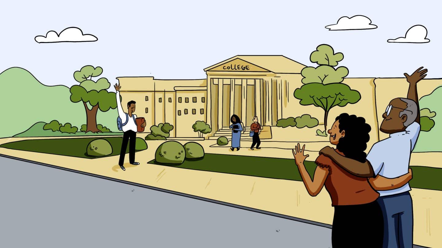 Visual Storytelling with Animation to Map the College Path
